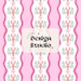 Pink Lobster Bow Stripe Seamless Repeating Pattern, Summer Seamless ...