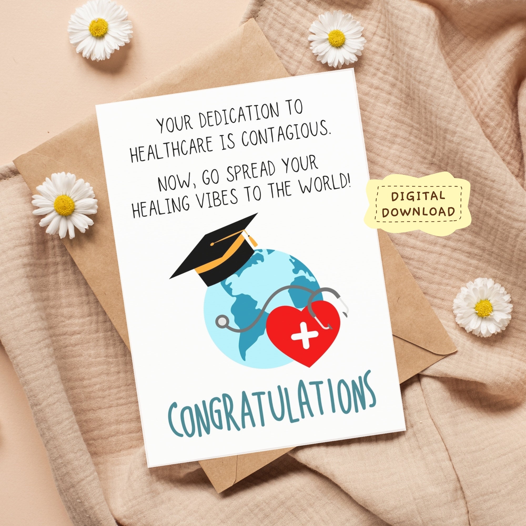Printable Medical School Graduation Card, Doctor Congrats Card, Nurse ...
