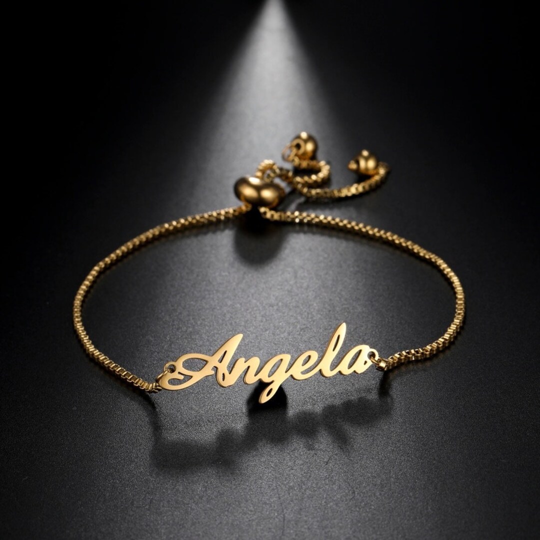 Custom Name Bracelets for Women Personalized Stainless Steel - Etsy