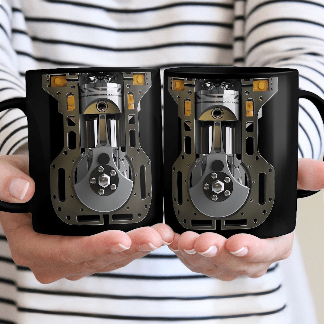 Mechanic Engine Mugs Cylinder Engine Machinist Mugs Engine - Etsy UK