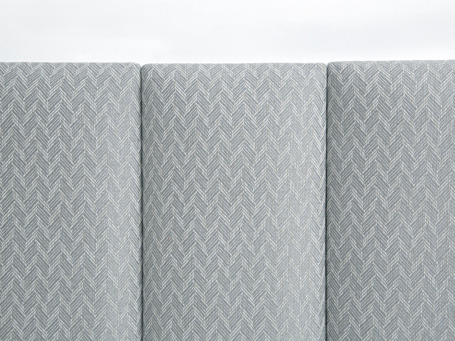Gray Herringbone Headboard Panel Gray Wall Panel Upholstered Wall Panel ...