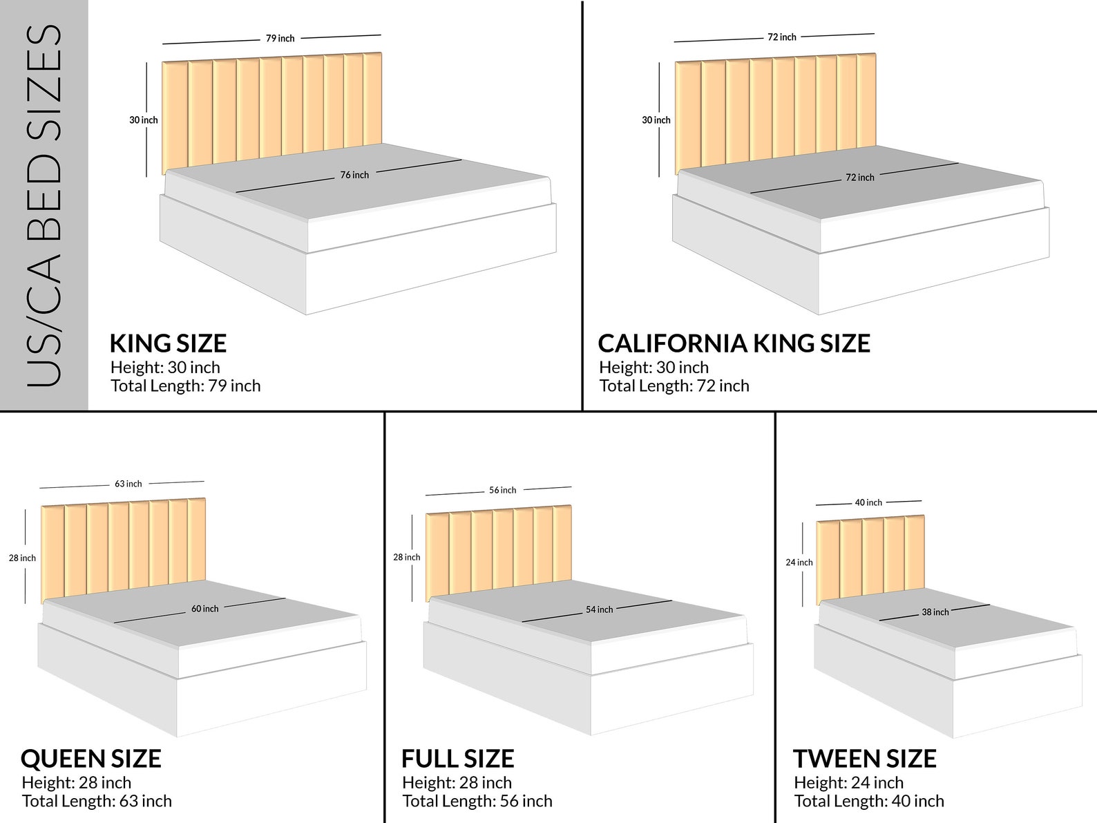 Dark Terracotta Headboard Upholstered Soft Wall Panel Textured Finger ...