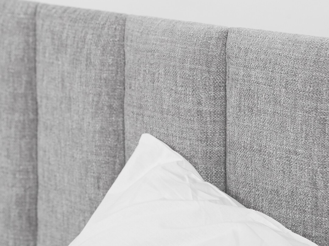 Light Gray Headboard Panel | Light Gray Wall Panel | Upholstered Soft ...