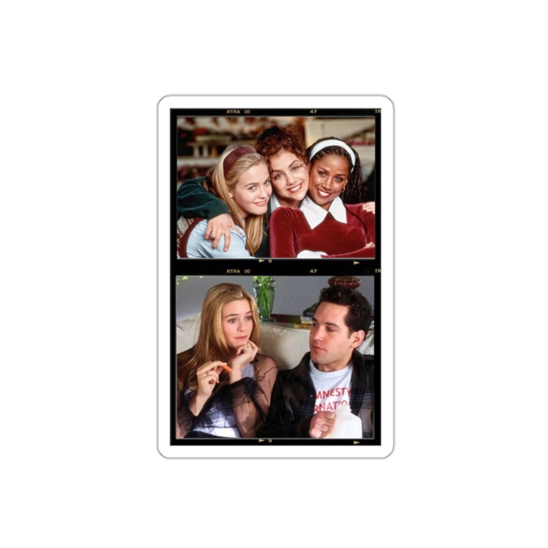 Clueless Duo Film Die-cut Sticker - Etsy
