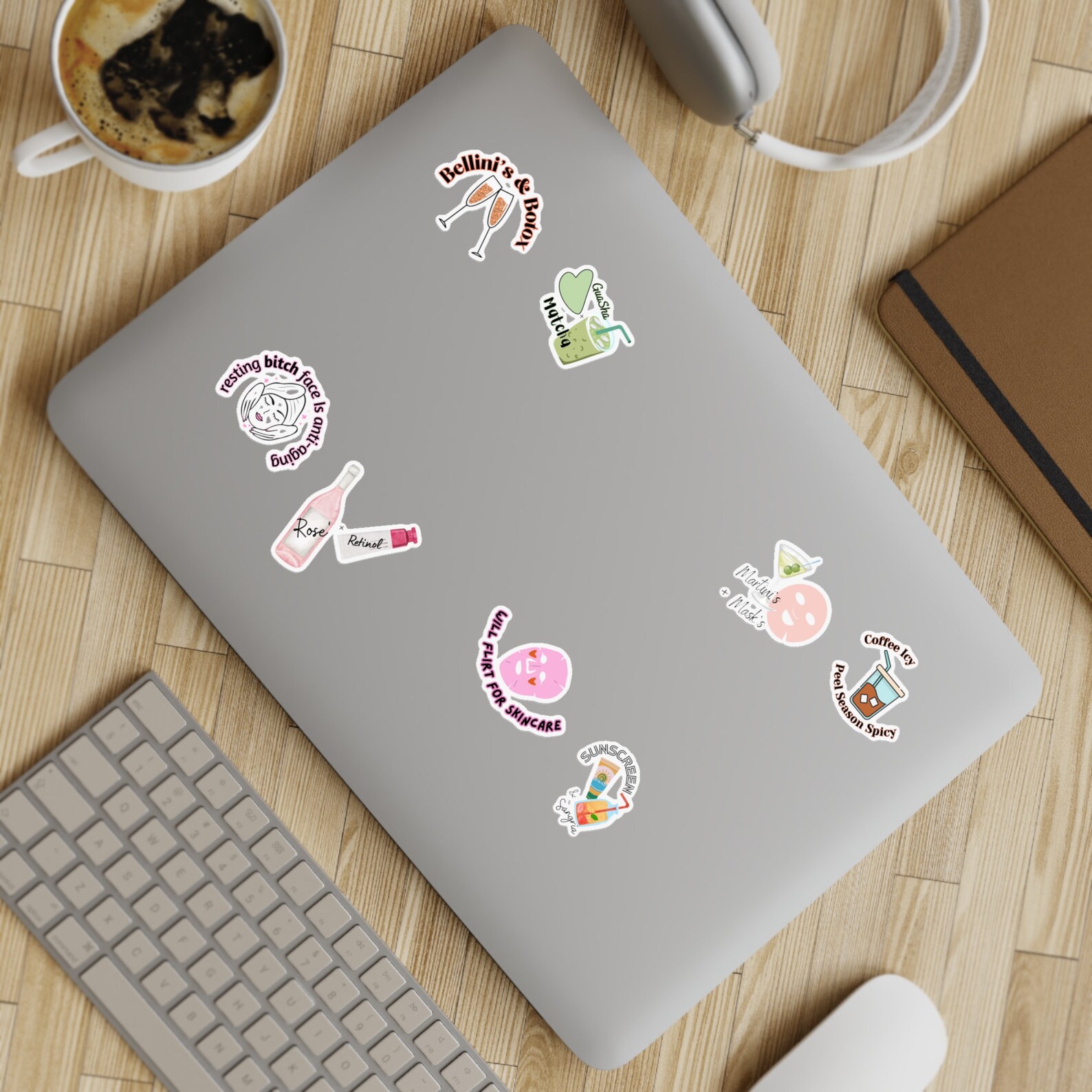 Skincare Sticker Sheet Bundle, 10pcs - Etsy