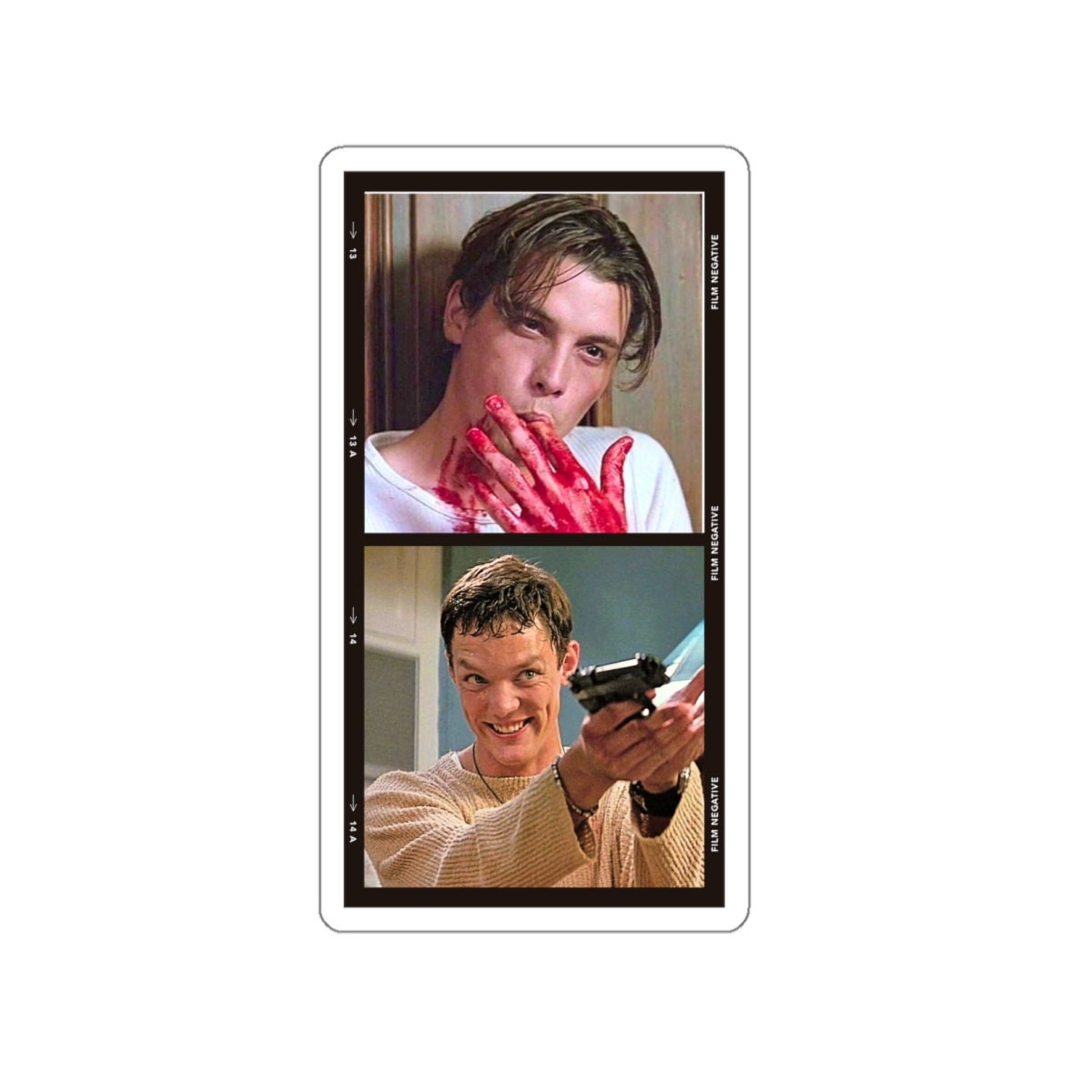 Billy Loomis & Stu Macher // Scream Duo Favorites Film Style Die-cut ...