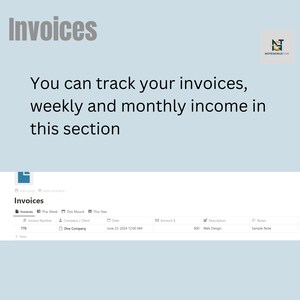 Client Tracker Management for Small Businesses Notion Template ,CRM ...