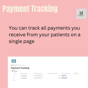 Dentist Patient Tracker Notion Template, Dentist Client Tracker Notion ...