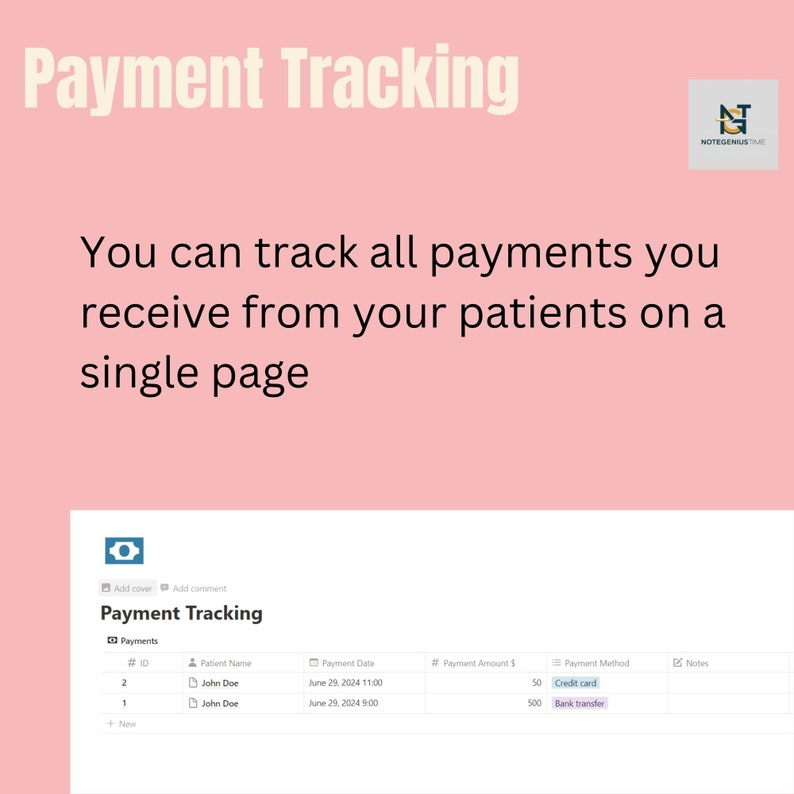 Dentist Patient Tracker Notion Template, Dentist Client Tracker Notion Template,dental Tracker ...