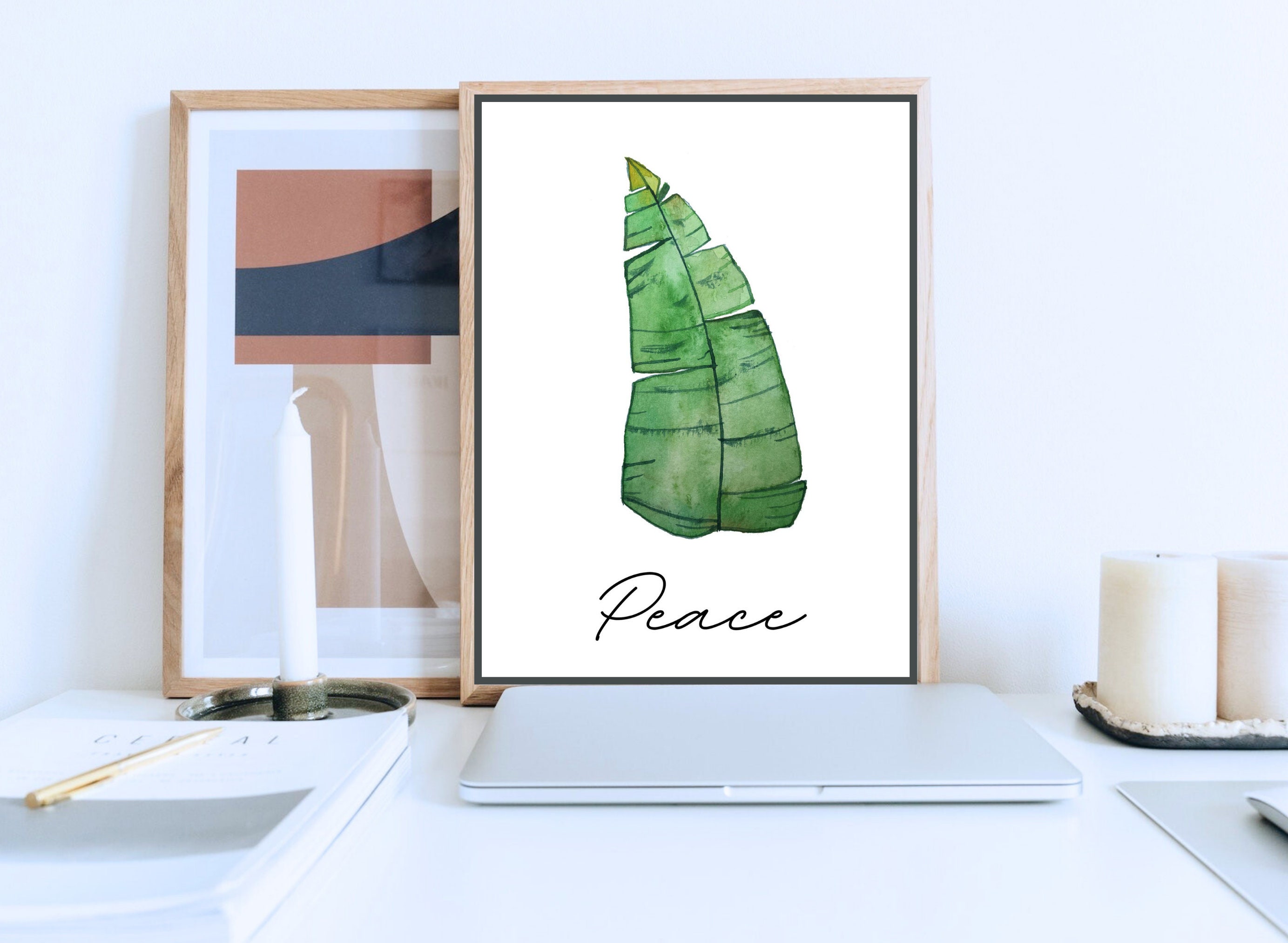 Christian Floral Set of 3 | Bible Verse Wall Art | Botanical Scripture ...