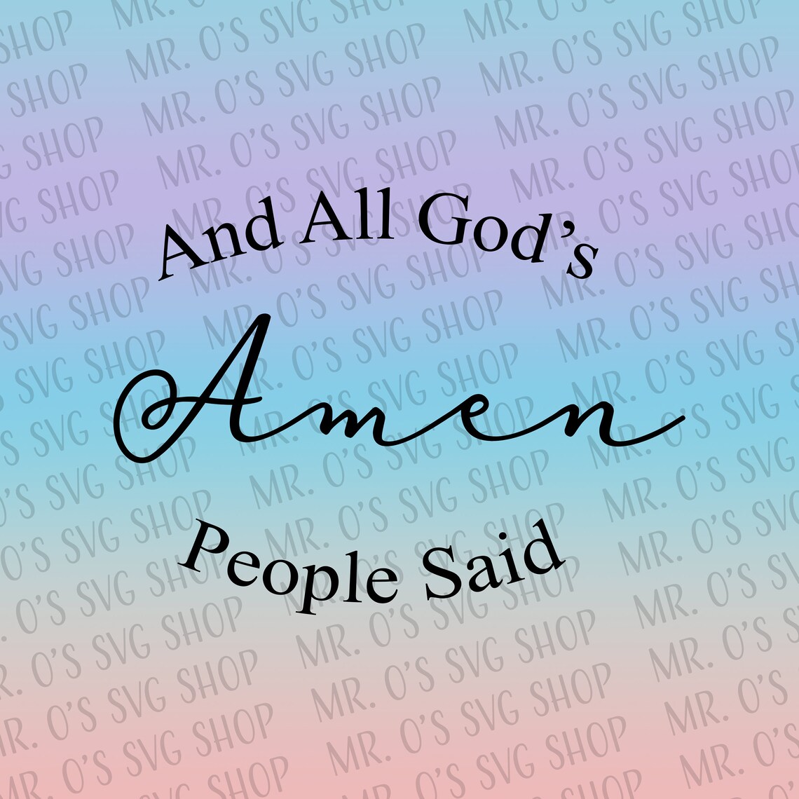 Amen - SVG File - Digital Download - Etsy