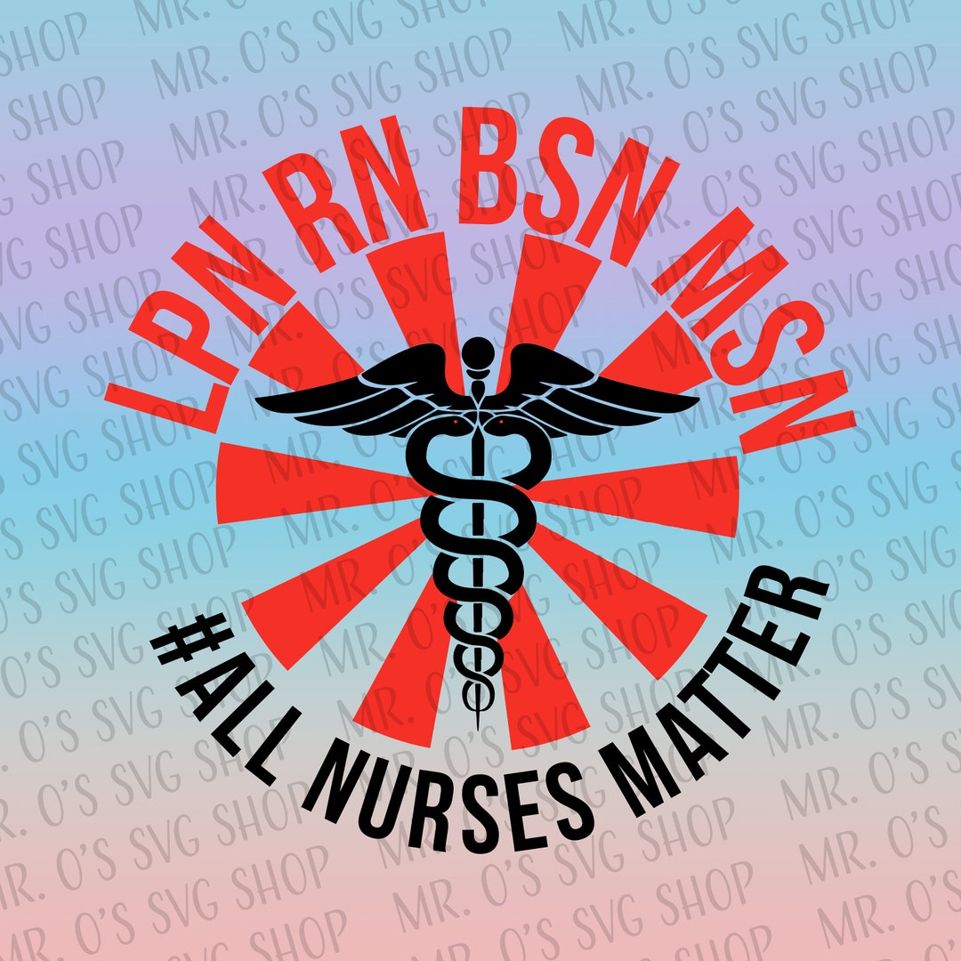 All Nurses Matter - SVG Only - Digital Download - Etsy