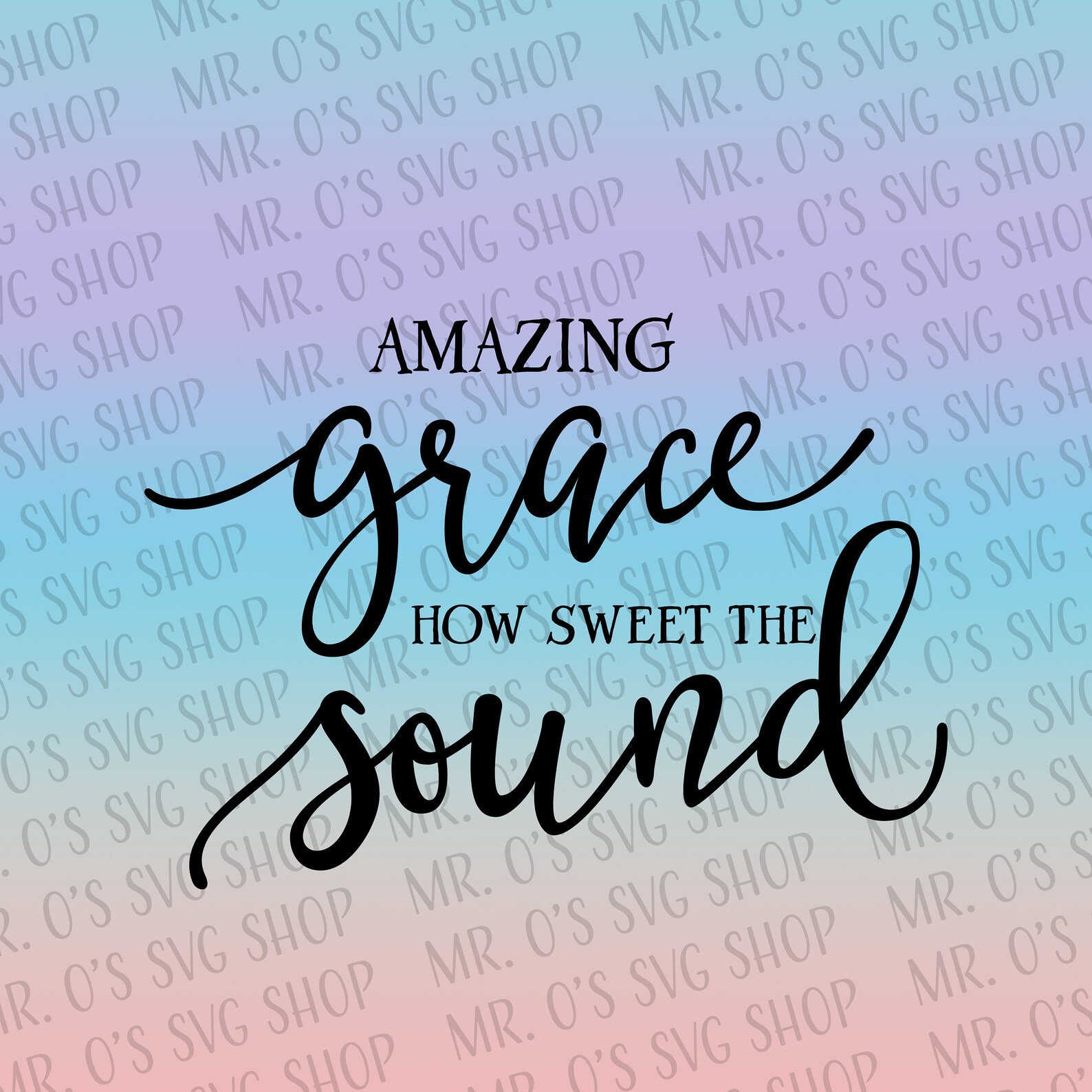 Amazing Grace - SVG File - Digital Download - Etsy