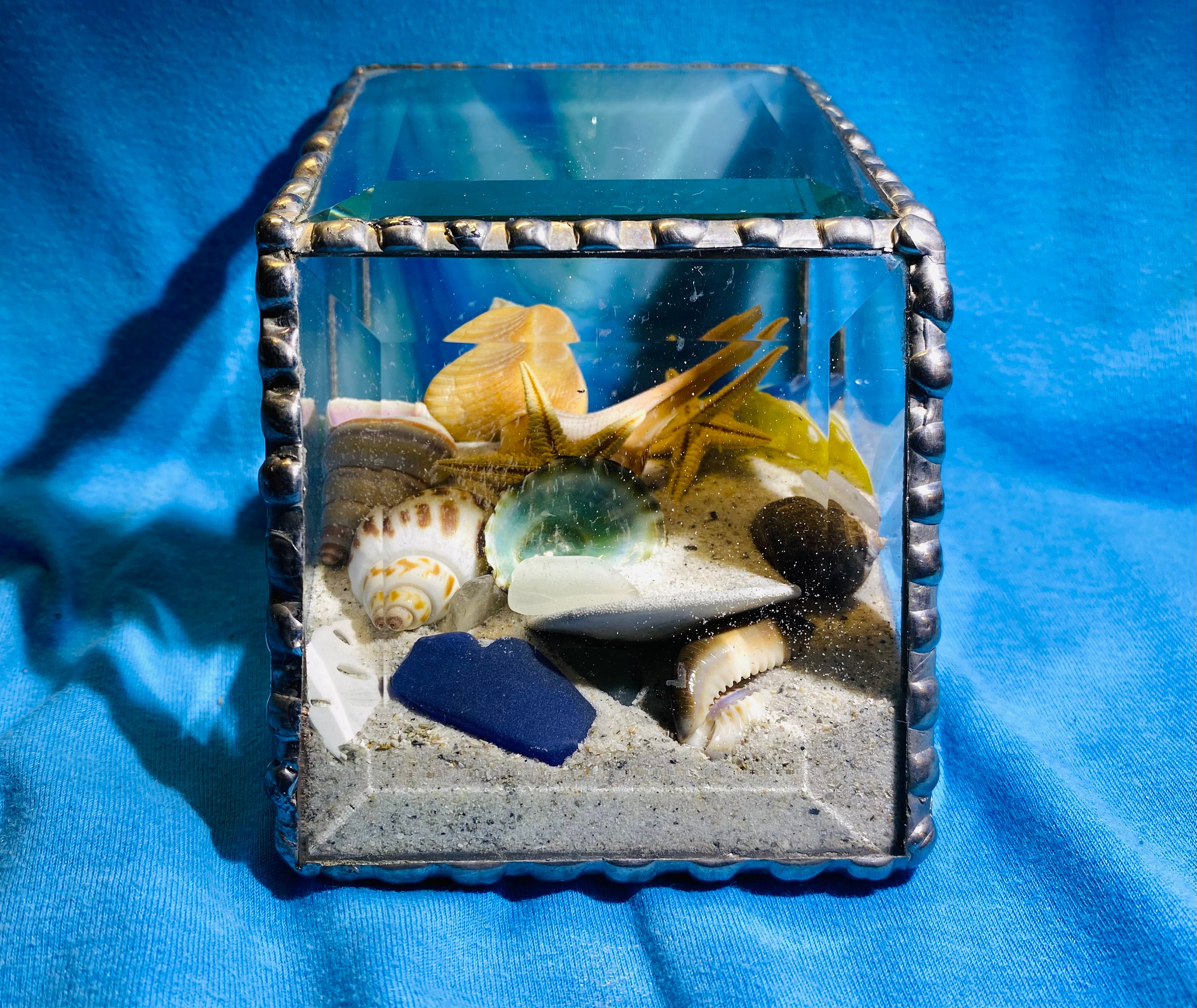 Stained Glass and Beveled Glass Sea Boxes - Etsy