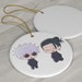 JJK Ceramic Ornament, Anime Lover Gift, Gojo and Getou, Anime Christmas ...