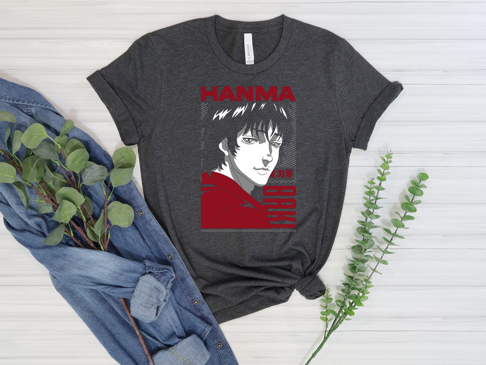 Anime Shirt, Vintage Baki Hanma Shirt, Hanma the Grappler Shirt, Anime ...