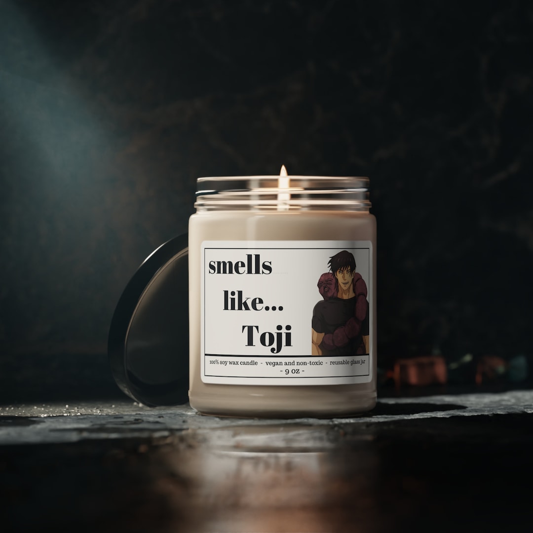 JJK Candle, Anime Lover Gift, Funny Toji, Jujutsu Anime, Scented Soy ...