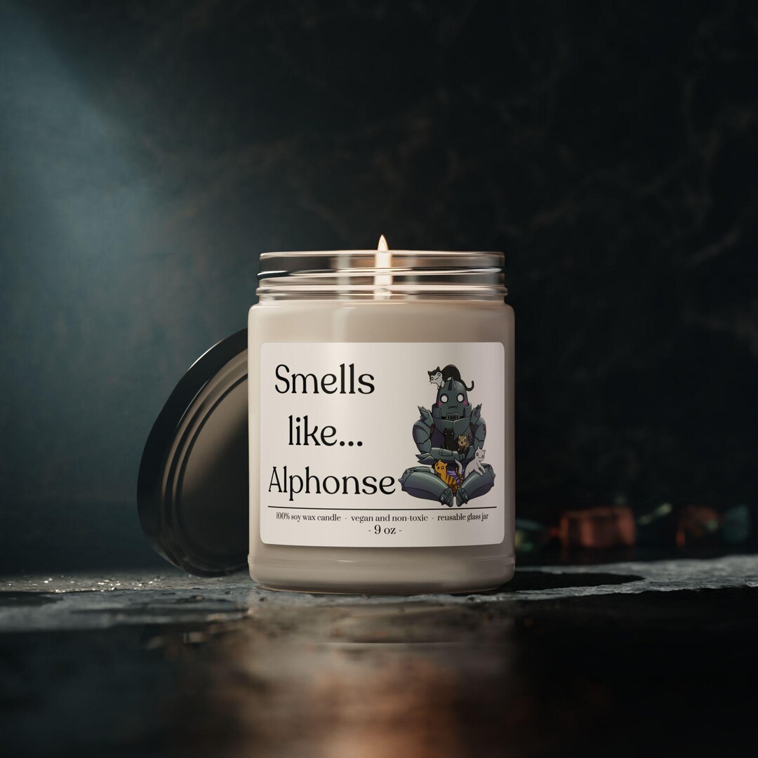 FMAB Anime Candle, Smells Like Alphonse Elric Candle, Anime Lover Gift ...