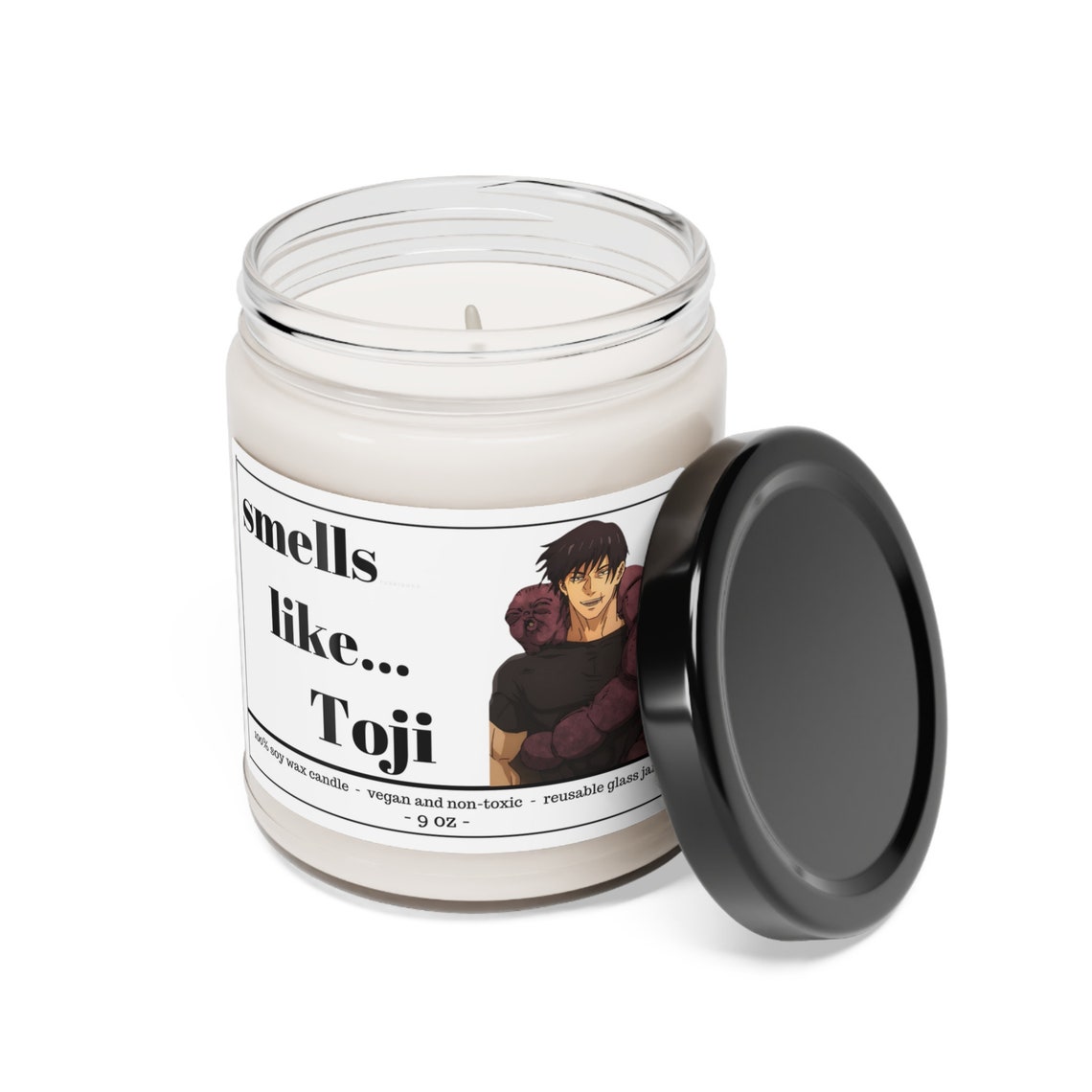 JJK Candle, Anime Lover Gift, Funny Toji, Jujutsu Anime, Scented Soy ...