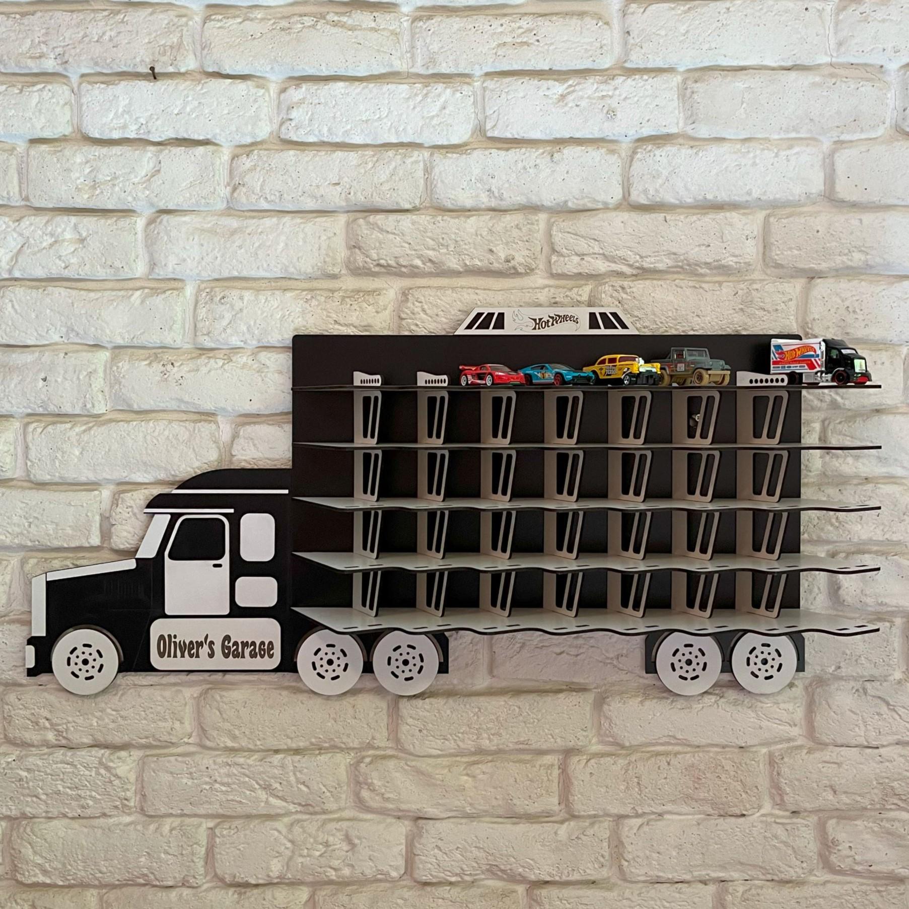 Hot Wheels Car Truck Garage Wall Shelf, Hot Wheels Organizer, Display ...