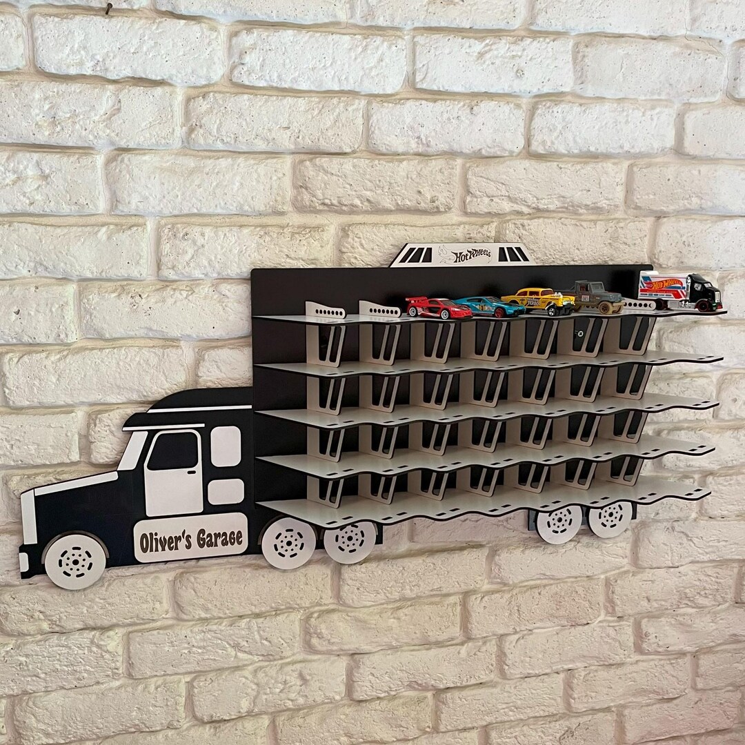 Hot Wheels Car Truck Garage Wall Shelf, Hot Wheels Organizer, Display ...