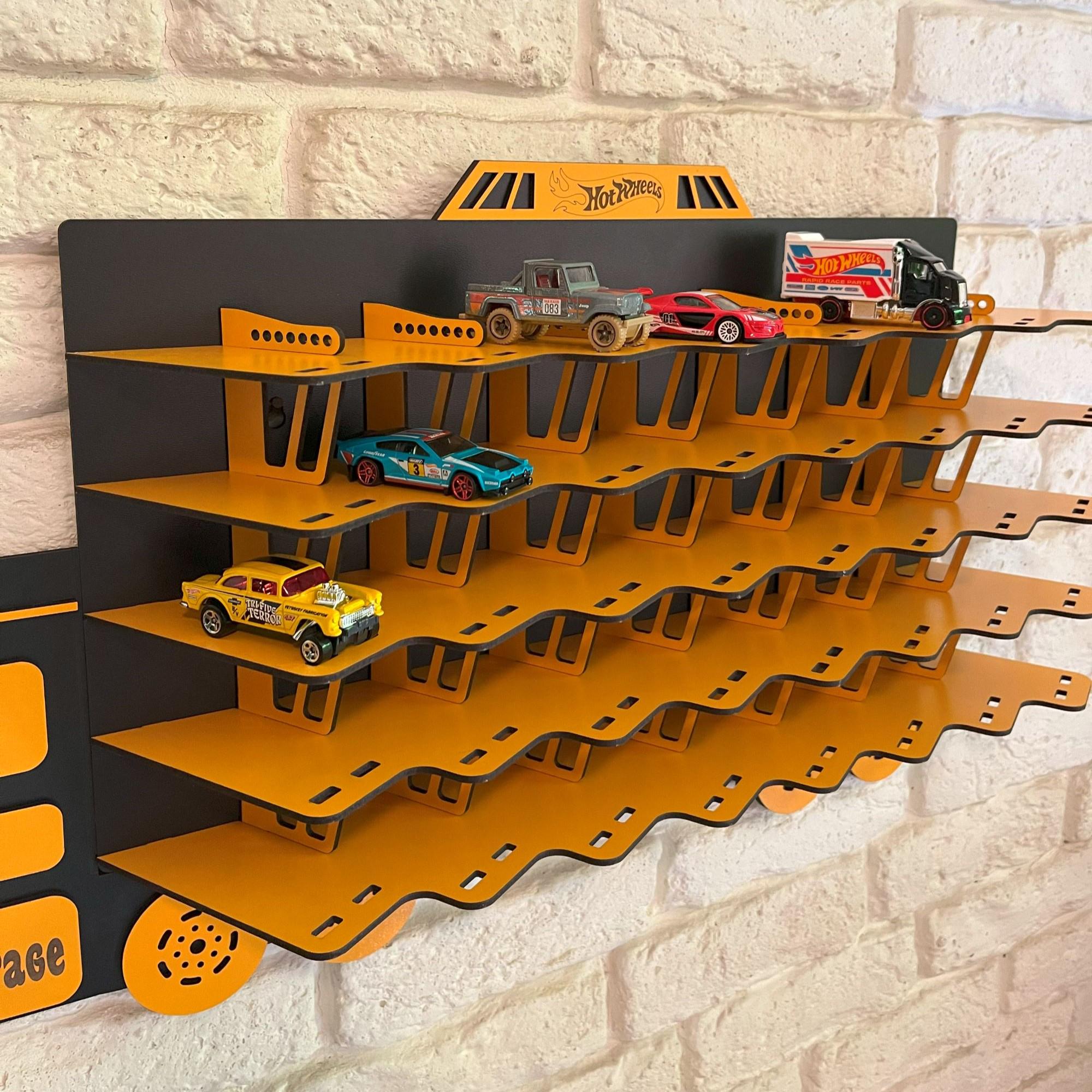 Hot Wheels Car Truck Garage Wall Shelf, Hot Wheels Organizer, Display ...