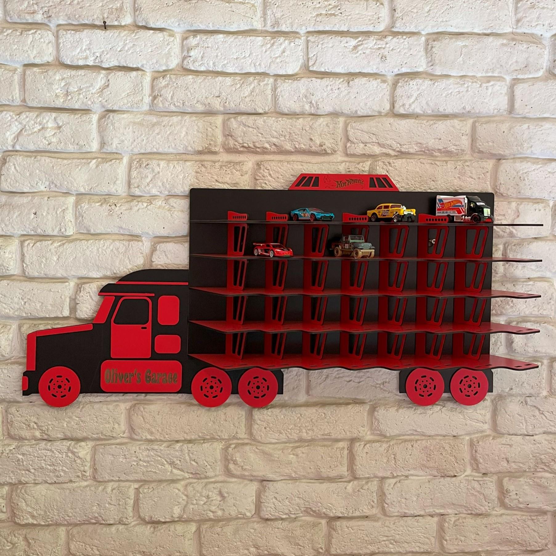 Hot Wheels Car Truck Garage Wall Shelf, Hot Wheels Organizer, Display ...