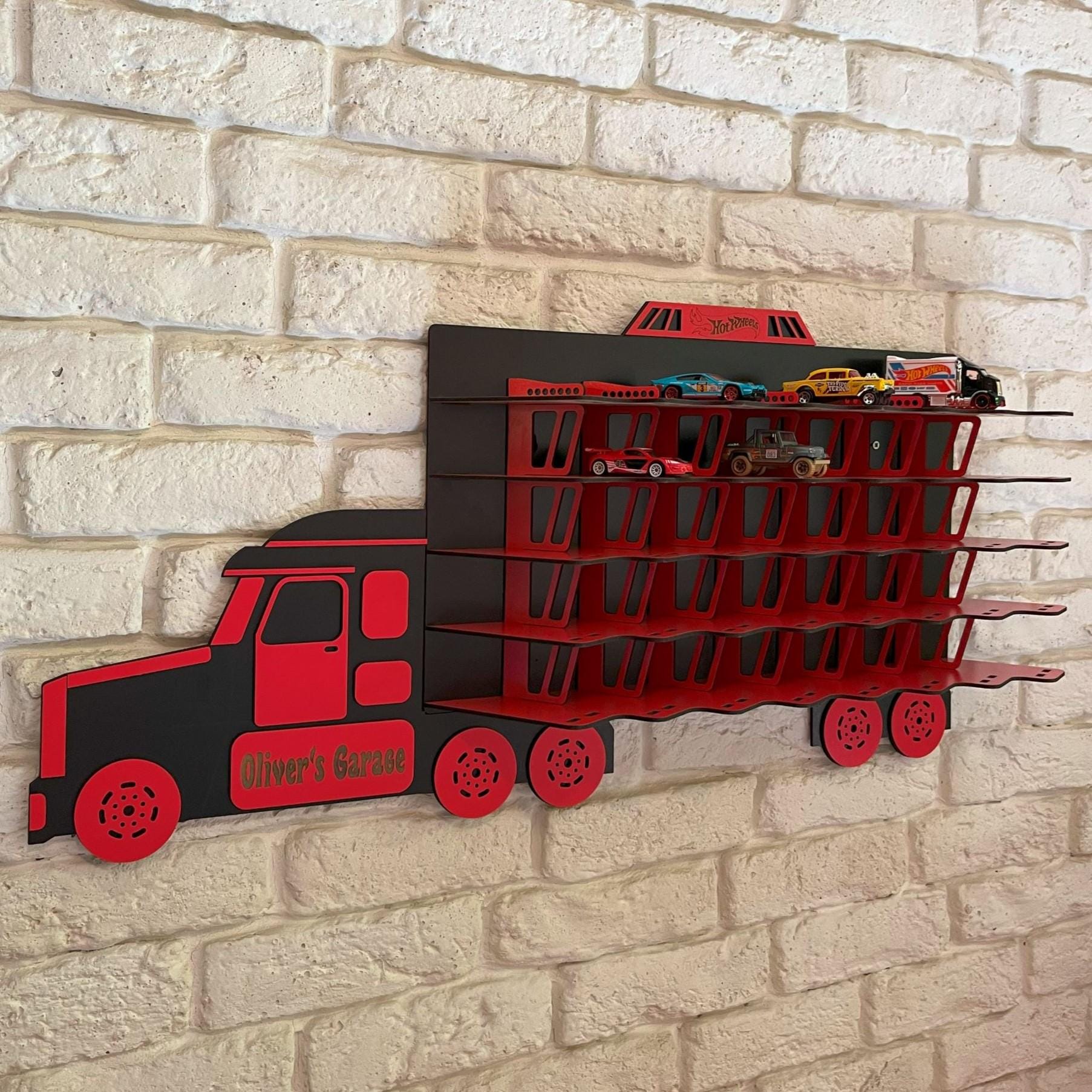 Hot Wheels Car Truck Garage Wall Shelf, Hot Wheels Organizer, Display ...