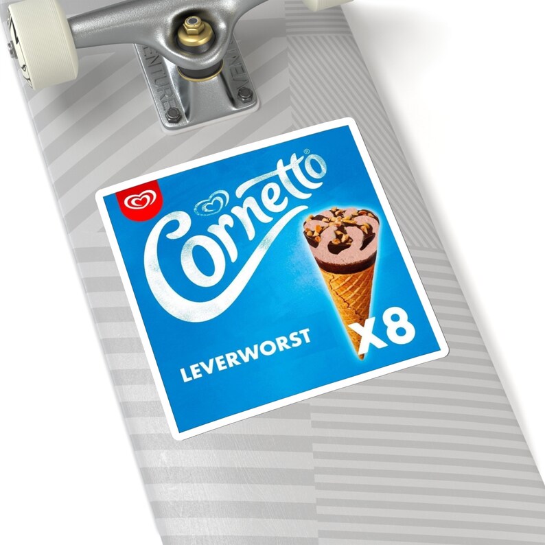 Cornetto Leverworst Dutch Meme Sticker - Etsy