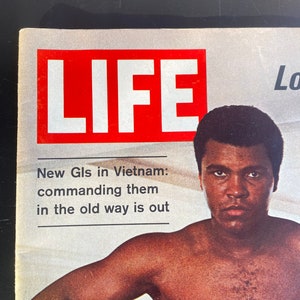 1970 October 23 LIFE Magazine Look Out he's Back Muhammad Ali box 28 - Etsy