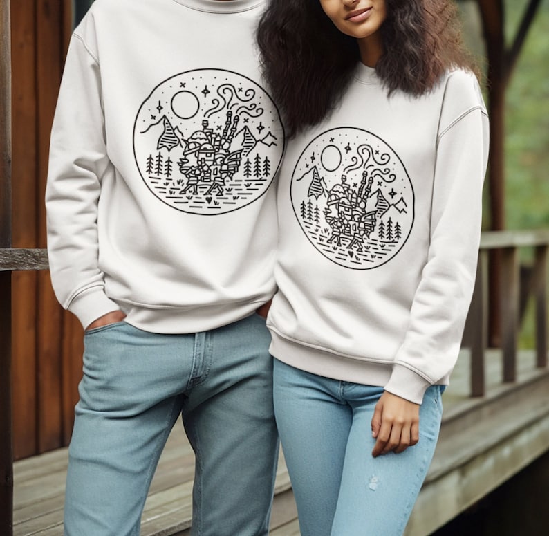 Howl's Castle From Studio Ghibli's howl's Moving Castle Unisex Crewneck ...