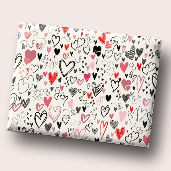 Romantic Wrapping Paper - Etsy