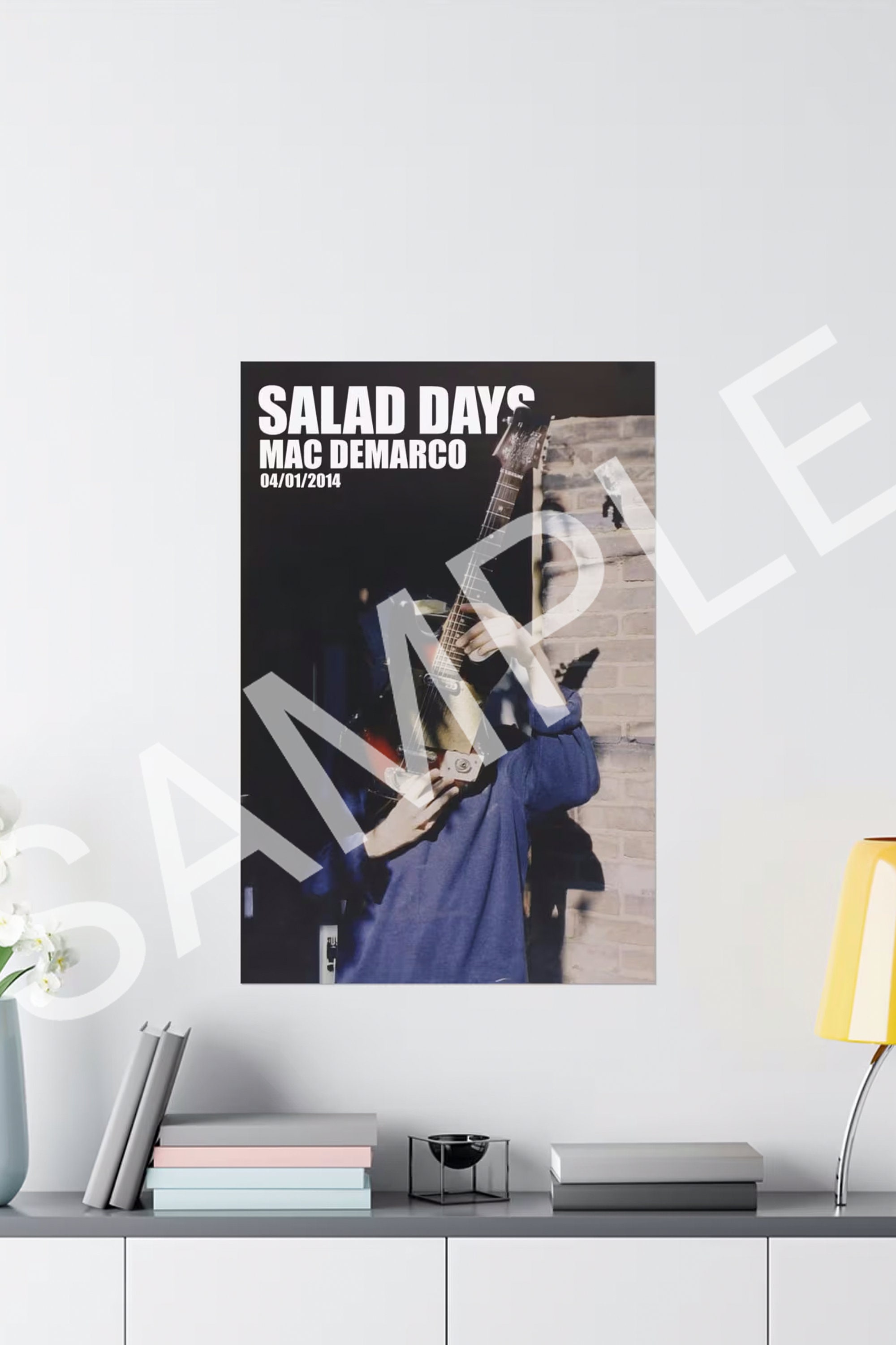 Mac Demarco Salad Days Poster | Salad Days Poster | Mac Demarco Poster ...