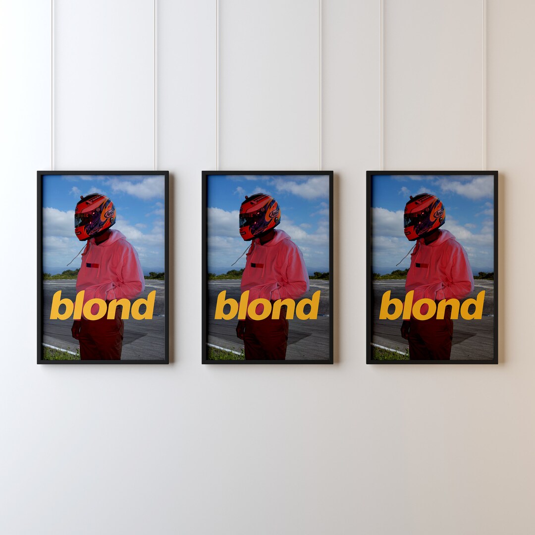 Frank Ocean Blond Poster Frank Ocean Poster White Ferrari - Etsy