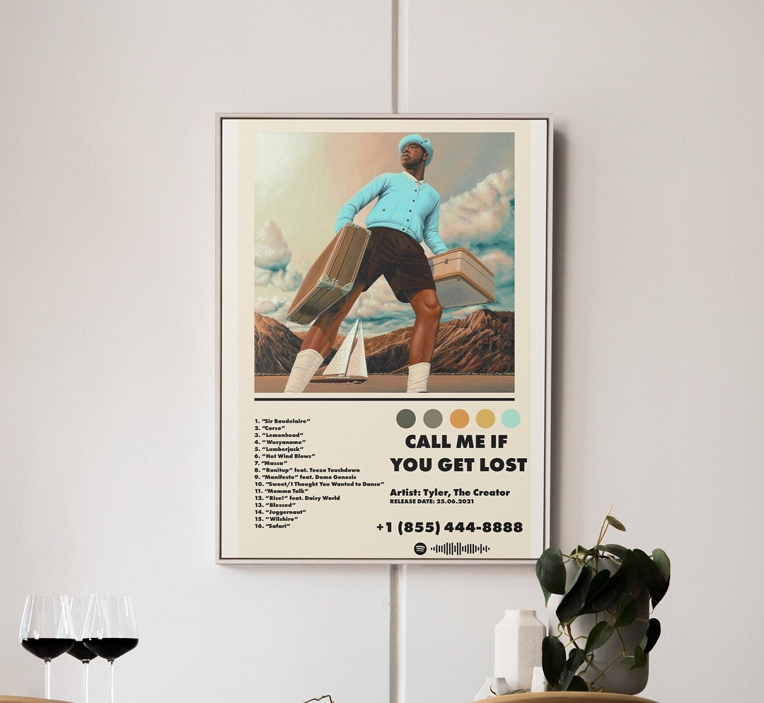 Call Me If You Get Lost Poster Tyler the Creator Poster - Etsy
