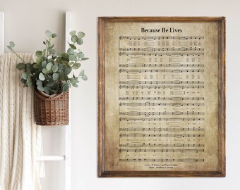 In the Garden Digital Download Vintage Wall Art Print, Church Hymn ...