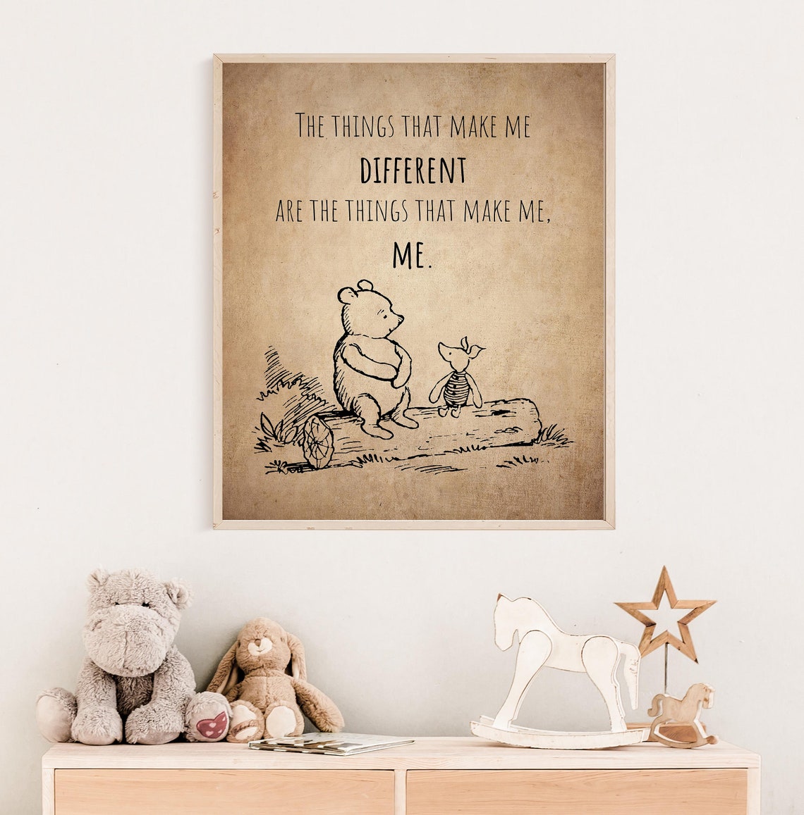 Digital Winnie the Pooh Classic the Things That Make Me Different ...