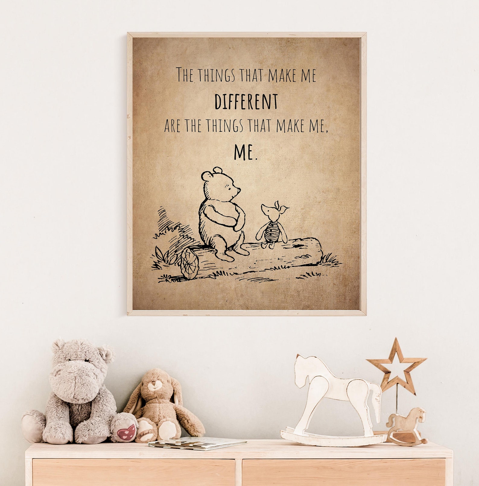 Digital Winnie the Pooh Classic the Things That Make Me Different ...