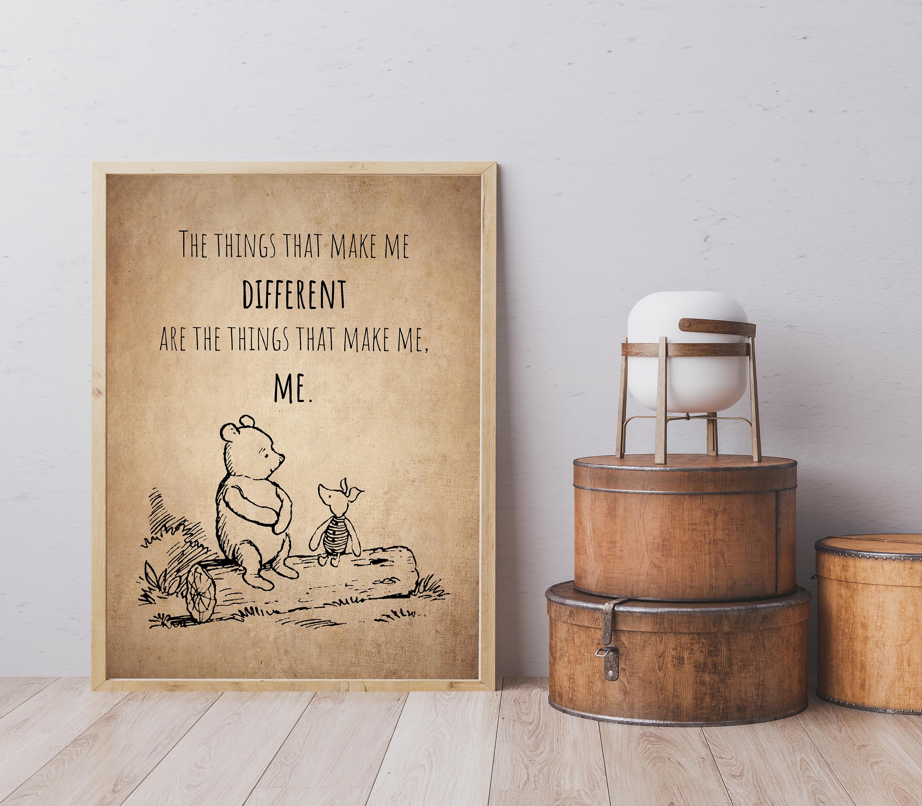 Digital Winnie the Pooh Classic the Things That Make Me Different ...