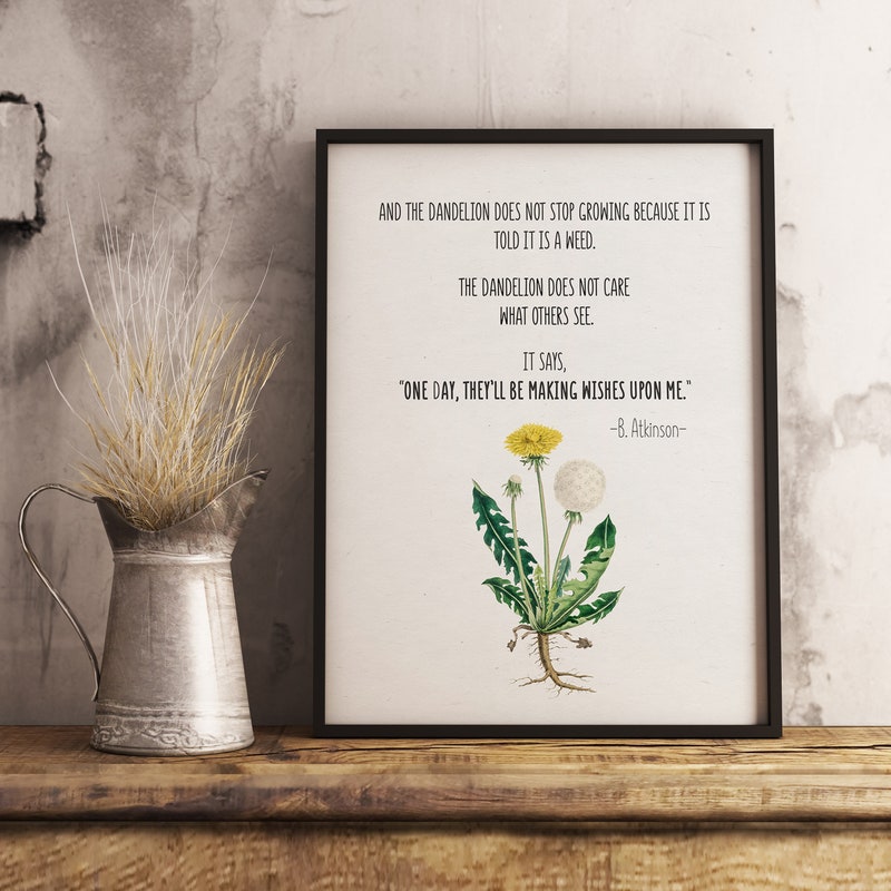 Dandelion Quotes - Etsy