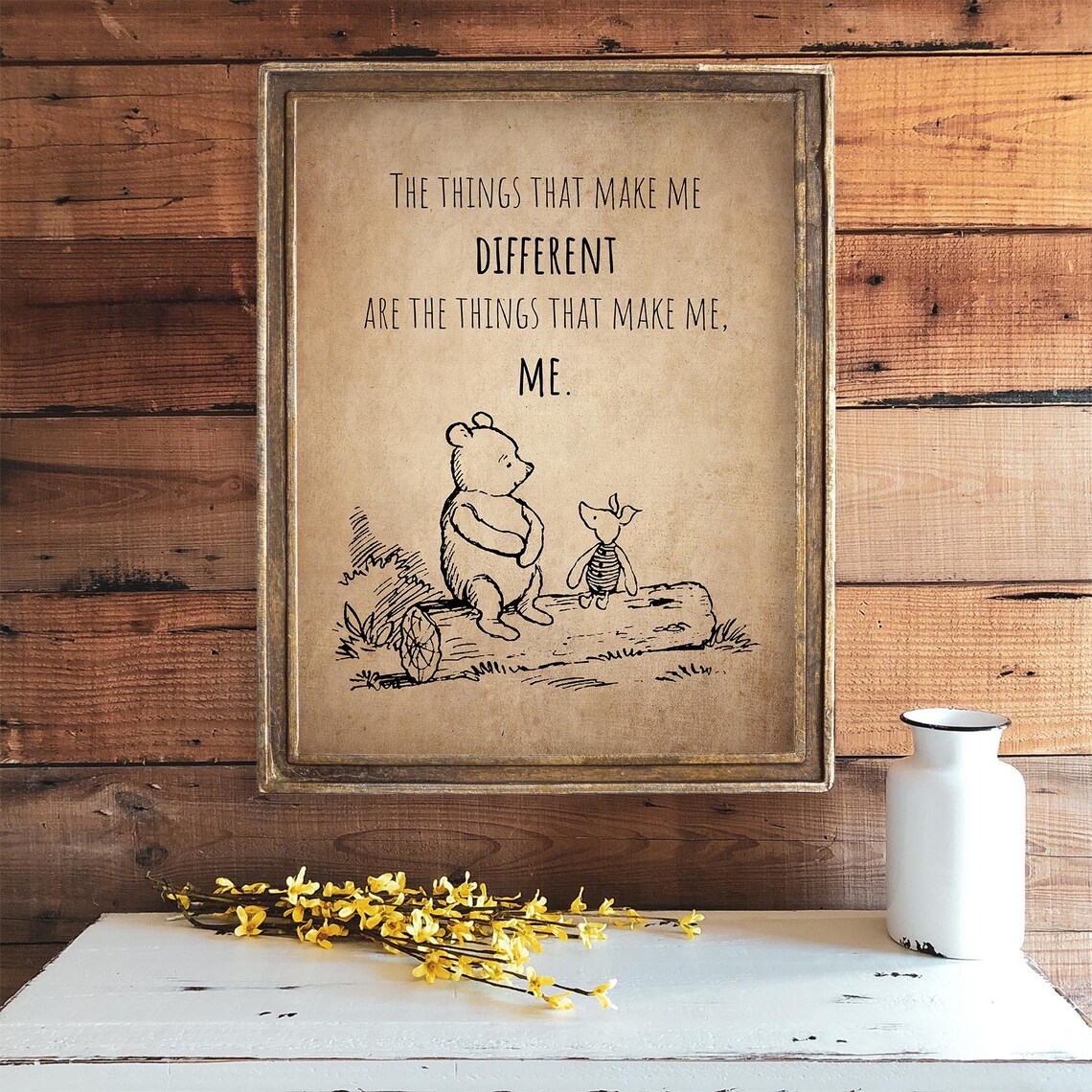 Digital Winnie the Pooh Classic the Things That Make Me Different ...