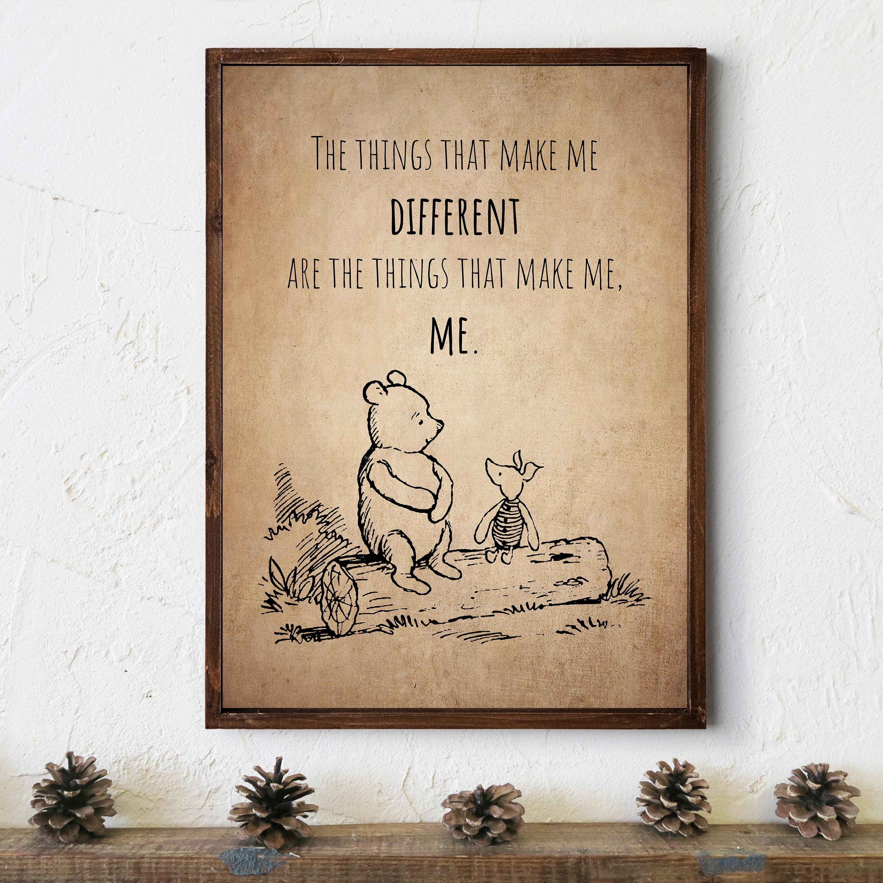 Digital Winnie the Pooh Classic the Things That Make Me Different ...