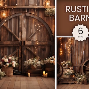 Brown Boho Digital Backdrop Rustic Barn Backdrop Maternity Boudoir Digital Backdrop Studio ...