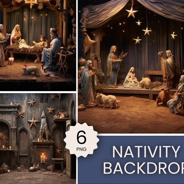 Nativity Background Photography - Etsy