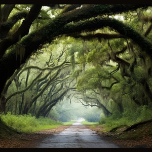 Forest Digital Backdrop Nature Digital Background Photoshop Overlays ...