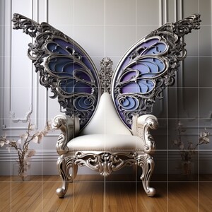 Angel Wings Throne Chair Digital Background Maternity Boudoir Digital ...