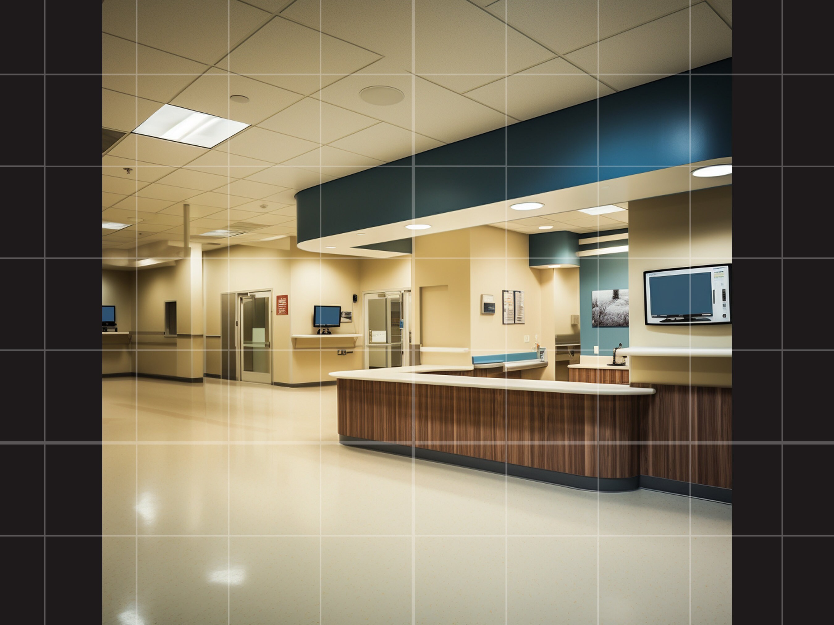 Nurse Station Digital Backdrop, Photoshop Overlays, Photography ...