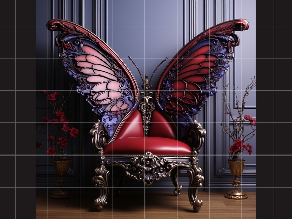Angel Wings Throne Chair Digital Background Maternity Boudoir Digital ...