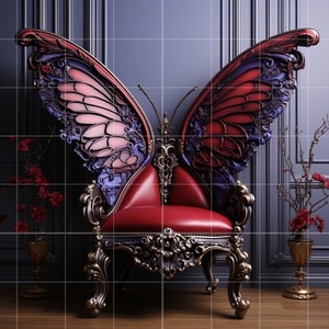 Angel Wings Throne Chair Digital Background Maternity Boudoir Digital ...