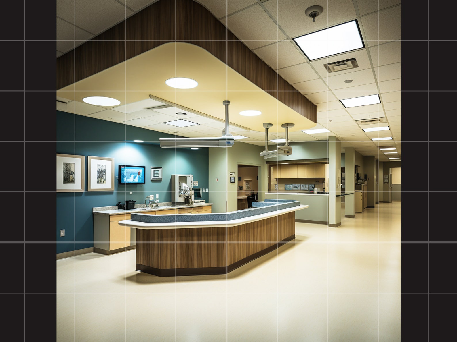 Nurse Station Digital Backdrop, Photoshop Overlays, Photography ...